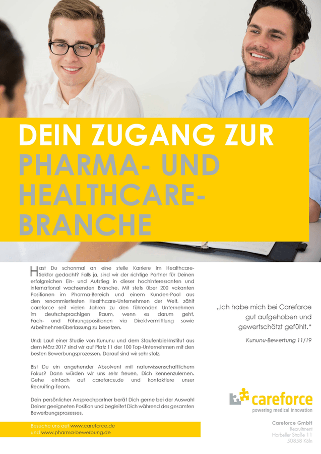 Aktuelle Jobs bei Careforce GmbH | jobvector